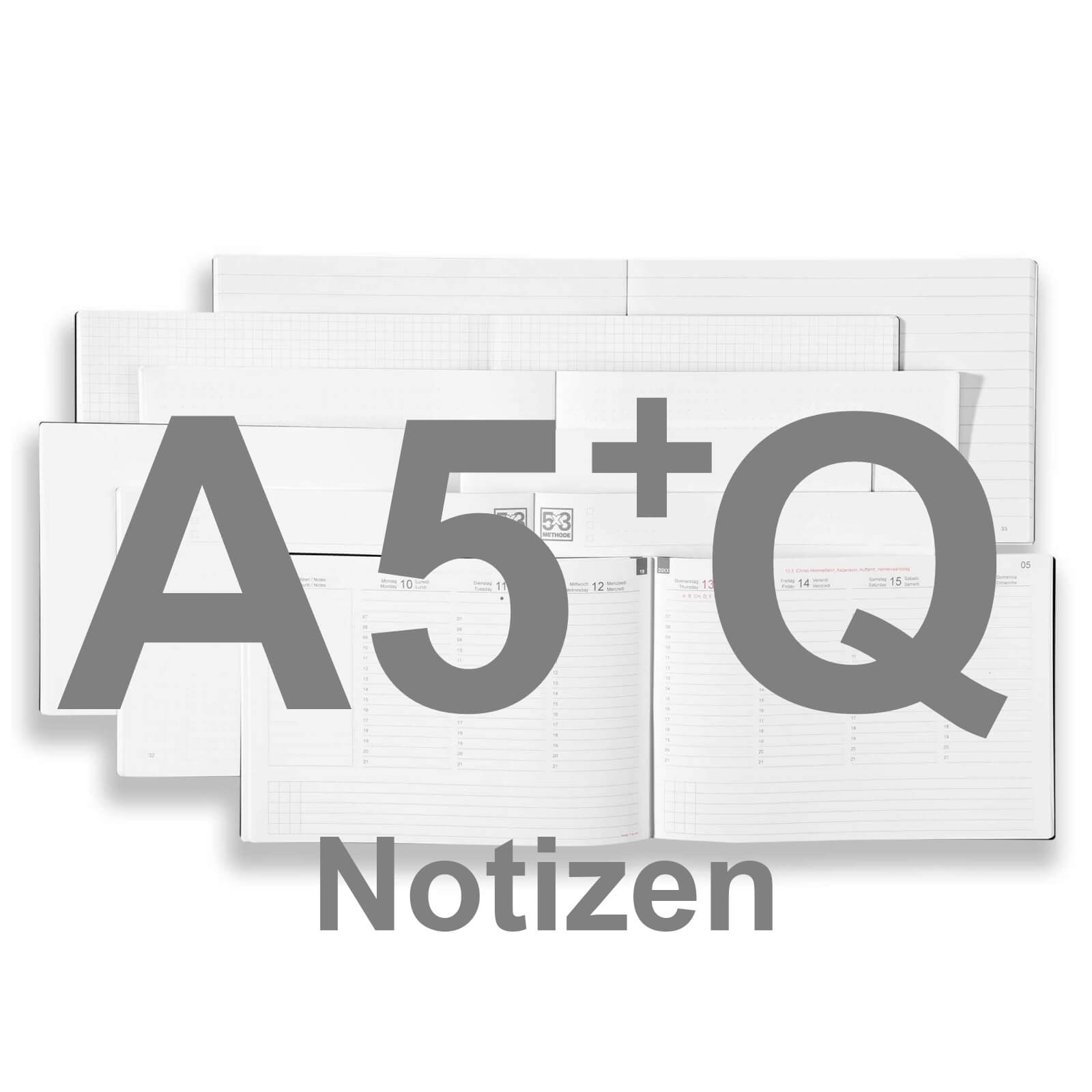 Einlagen A5 Quer • X47-Terminkalender